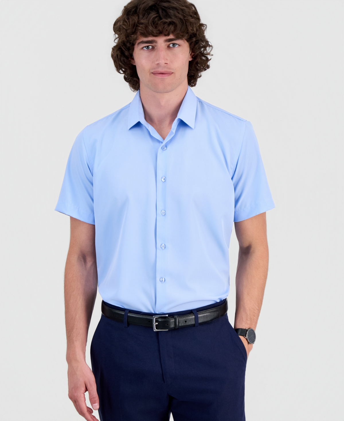 Click here for Suslo Couture Mens Slim-Fit Four-Way Stretch Solid... prices