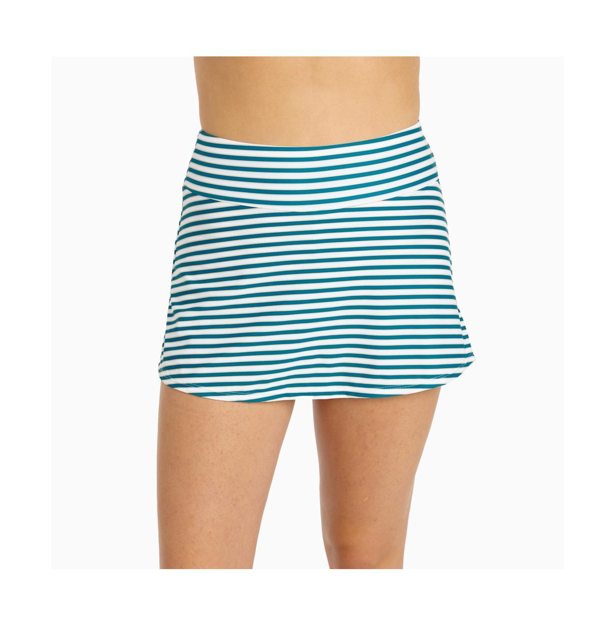 Click here for Calypsa Plus Size Short Swim Skort - Dark jade bay prices