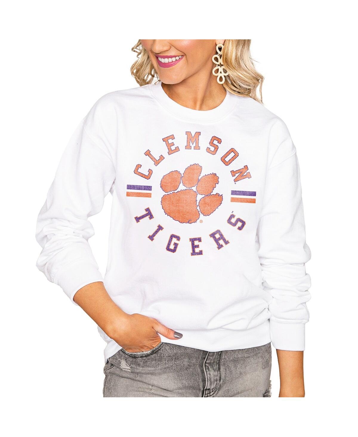 Click here for Gameday Couture Womens White Clemson Tigers Oversi... prices