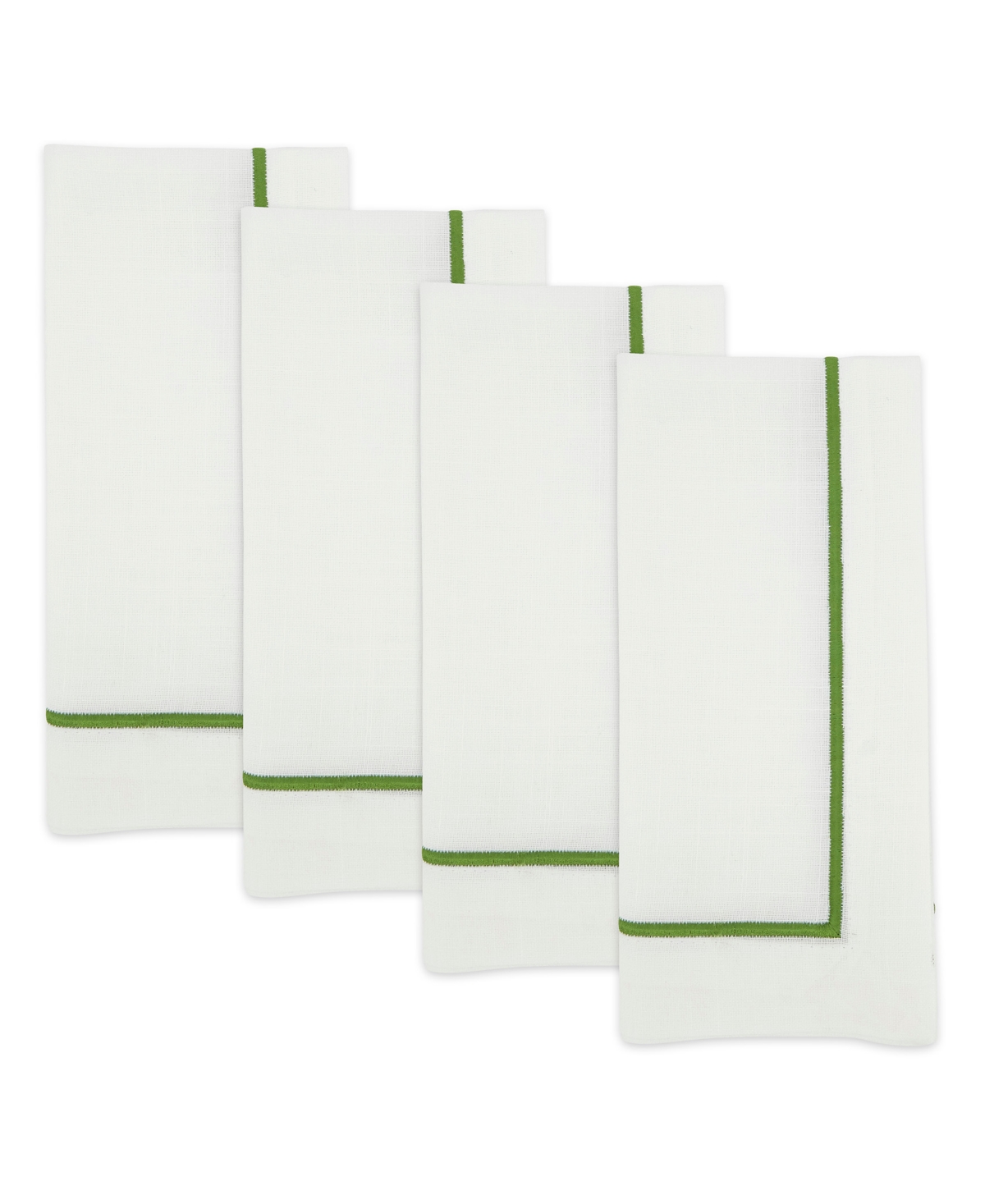 Click here for Saro Lifestyle Embroidered Line Design Napkins  Se... prices
