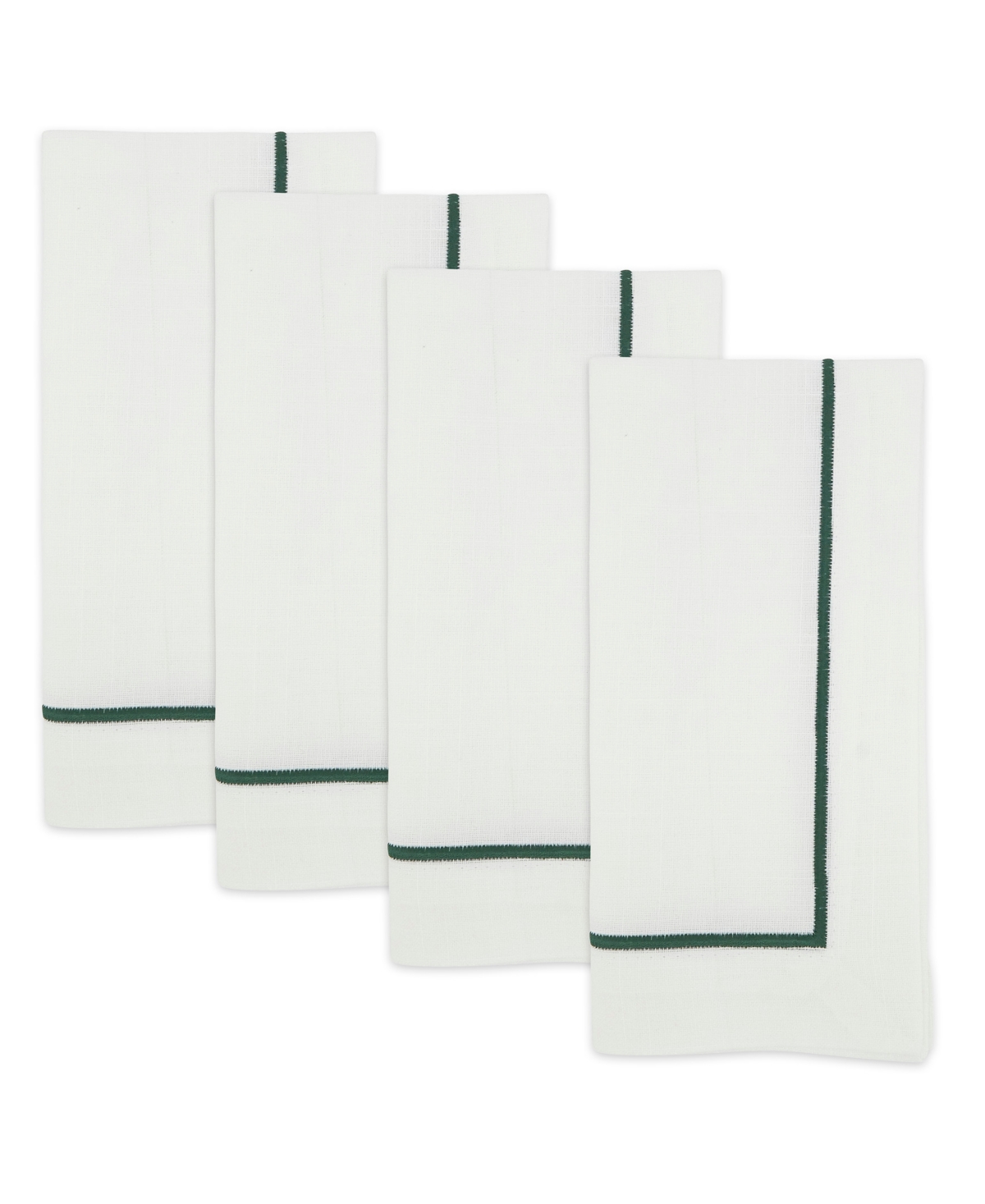Click here for Saro Lifestyle Embroidered Line Design Napkins  Se... prices