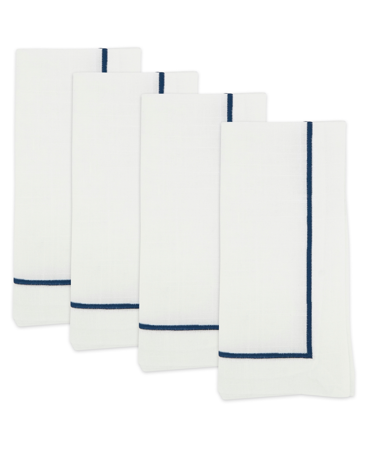 Click here for Saro Lifestyle Embroidered Line Design Napkins  Se... prices