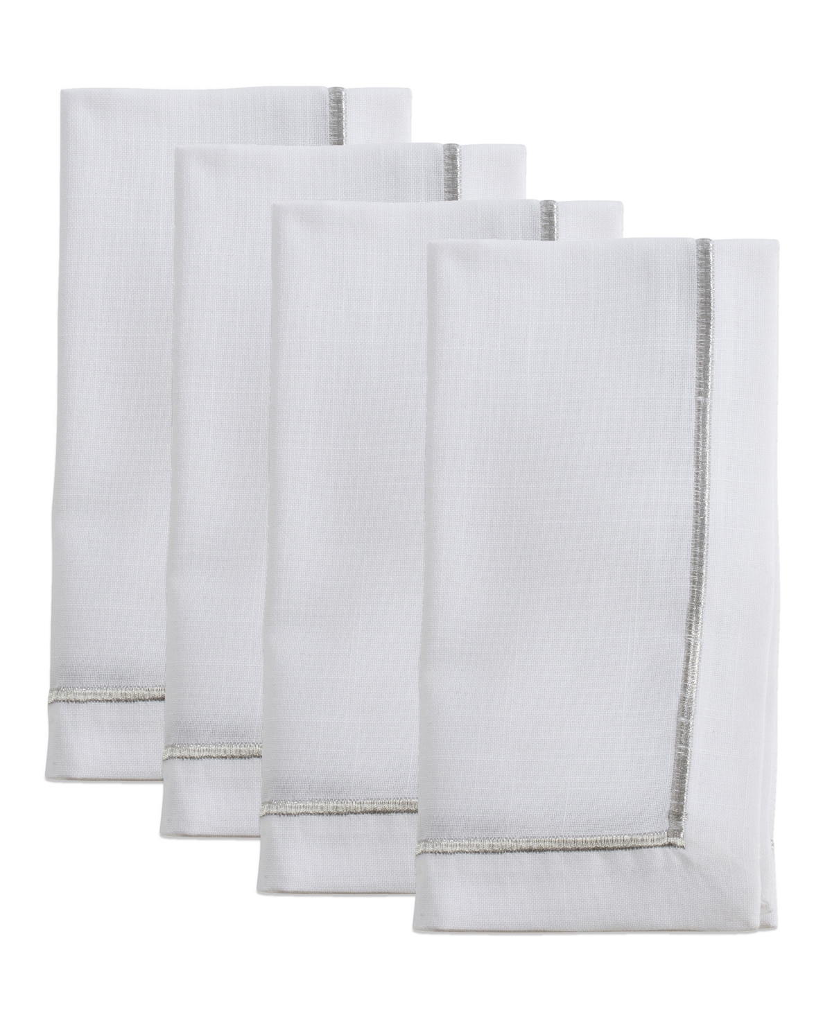 Click here for Saro Lifestyle Embroidered Line Design Napkins  Se... prices