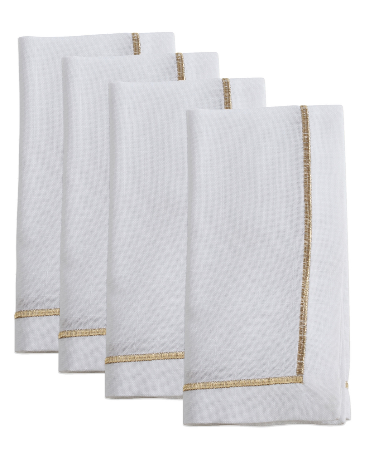 Click here for Saro Lifestyle Embroidered Line Design Napkins  Se... prices