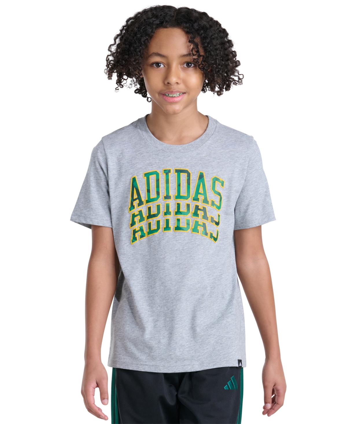 Click here for adidas Boys 8-20 Short-Sleeve T-Shirt - Medium Gra... prices