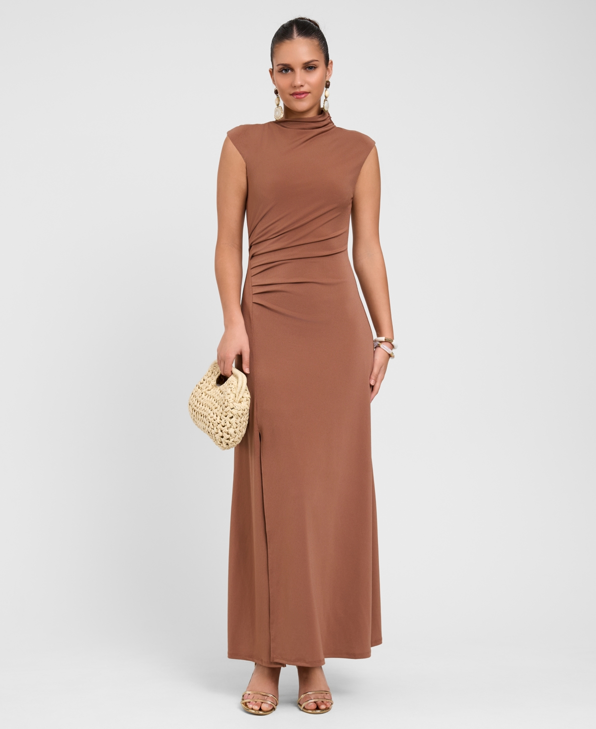Click here for Rachel Rachel Roy Womens Mock Neck Midi Dress - Mo... prices