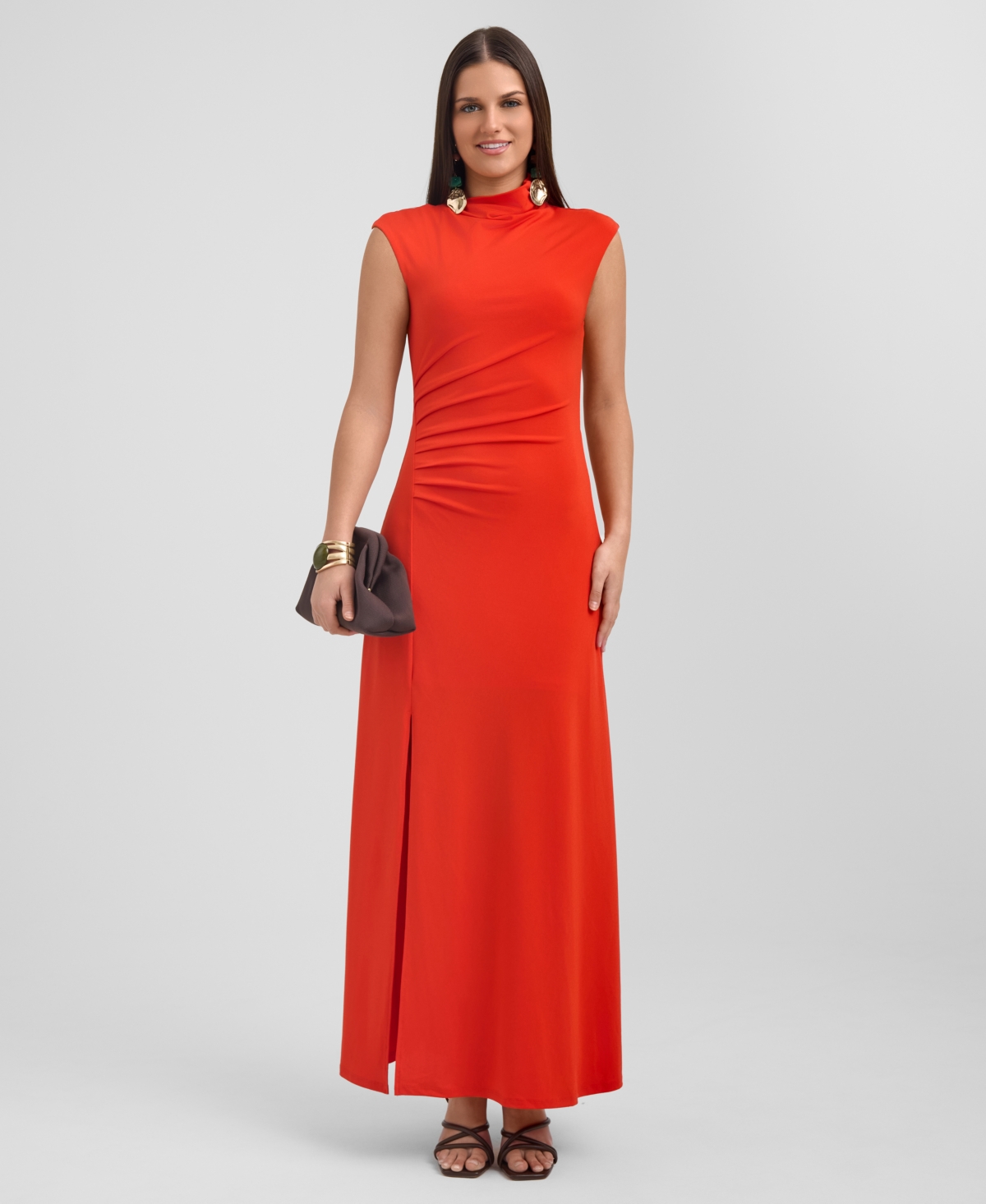 Click here for Rachel Rachel Roy Womens Mock Neck Midi Dress - Ch... prices