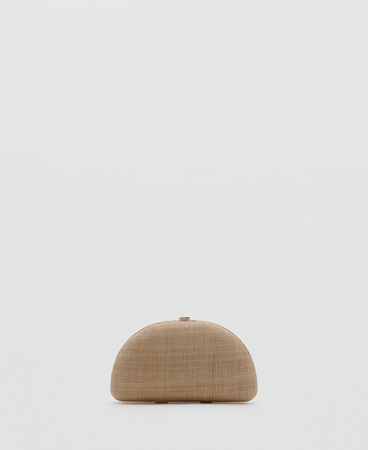 Click here for Mango Womens Natural Fiber Clutch Bag - Beige prices