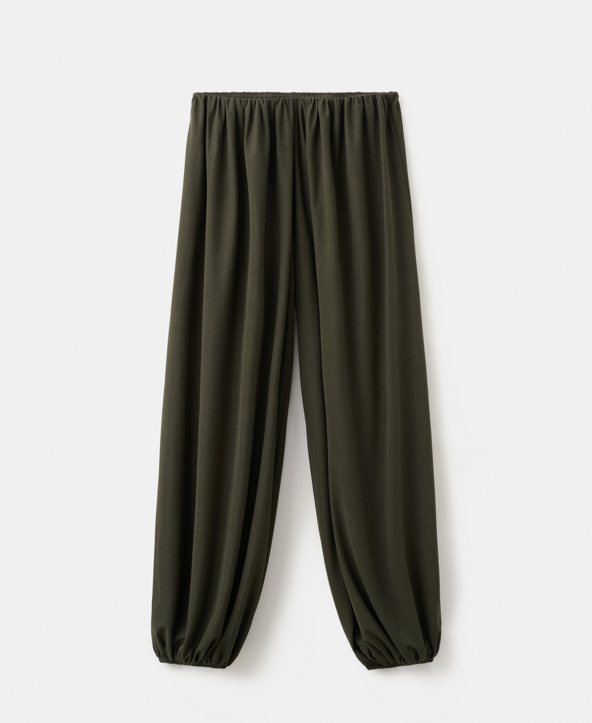 Click here for Mango Womens Mid-Rise Baggy Pants - Khaki prices