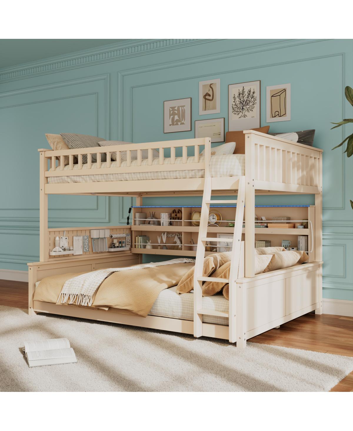 Click here for Streamdale Furniture Full Xl over Queen Bunk Bed w... prices