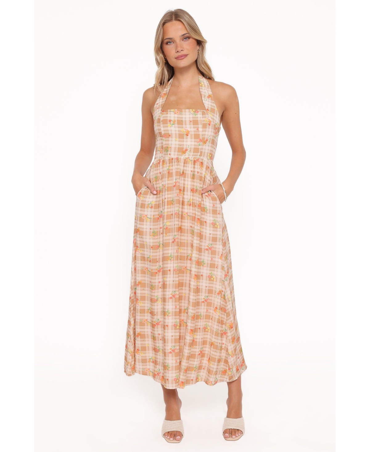 Click here for Petal and Pup Womens Gemini Halterneck Maxi Dress... prices