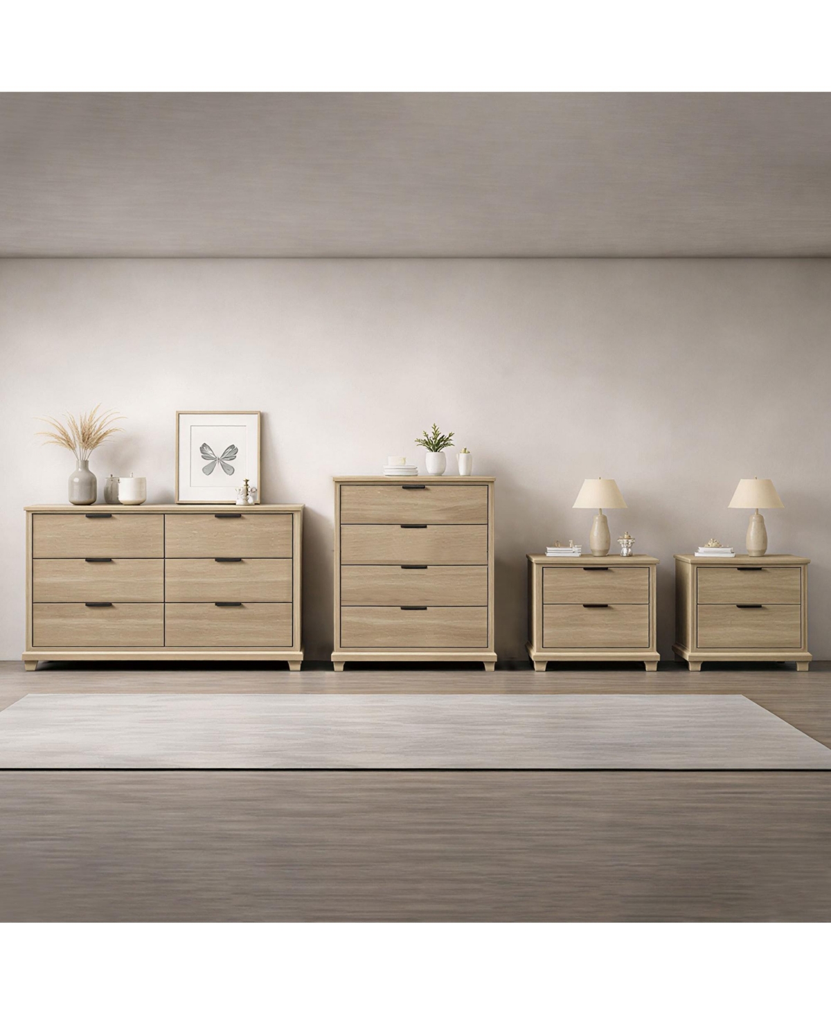 Click here for Kings Brand Furniture 4-Piece Bedroom Set - Dresse... prices