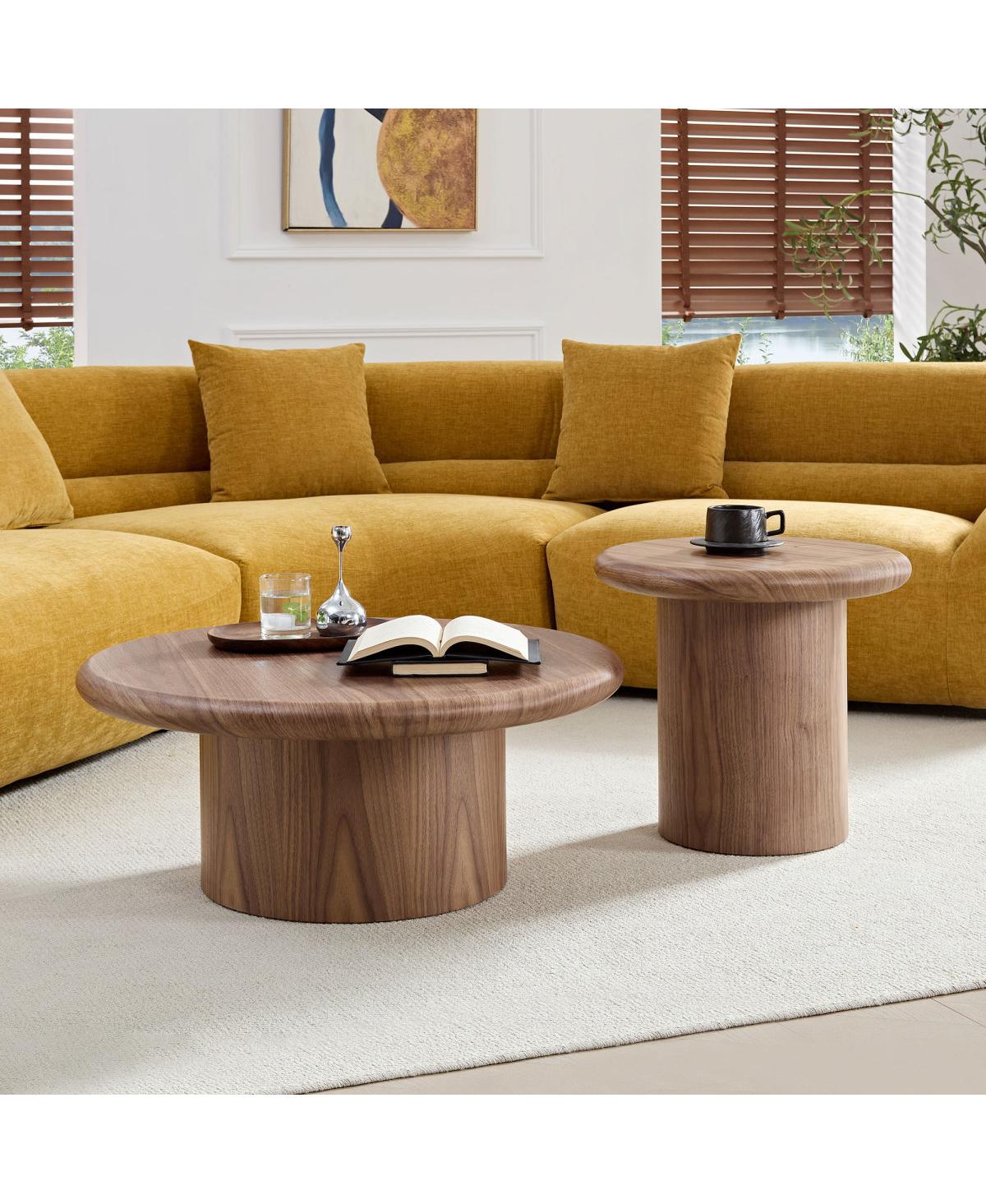 Click here for Streamdale Furniture Modern 2-Pc Round Coffee Tabl... prices