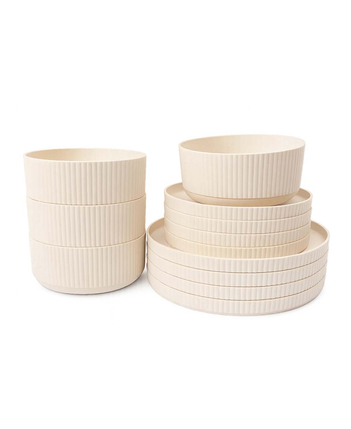 Click here for Abode Homewares Mesa Wheat 12-Piece Dinnerware Set... prices