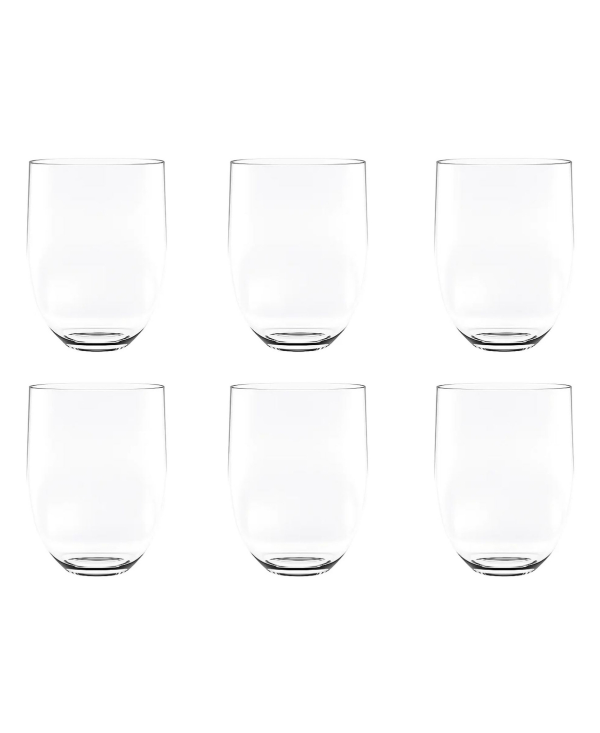 Click here for Abode Homewares Quatro Acrylic Stemless Wine Glass... prices