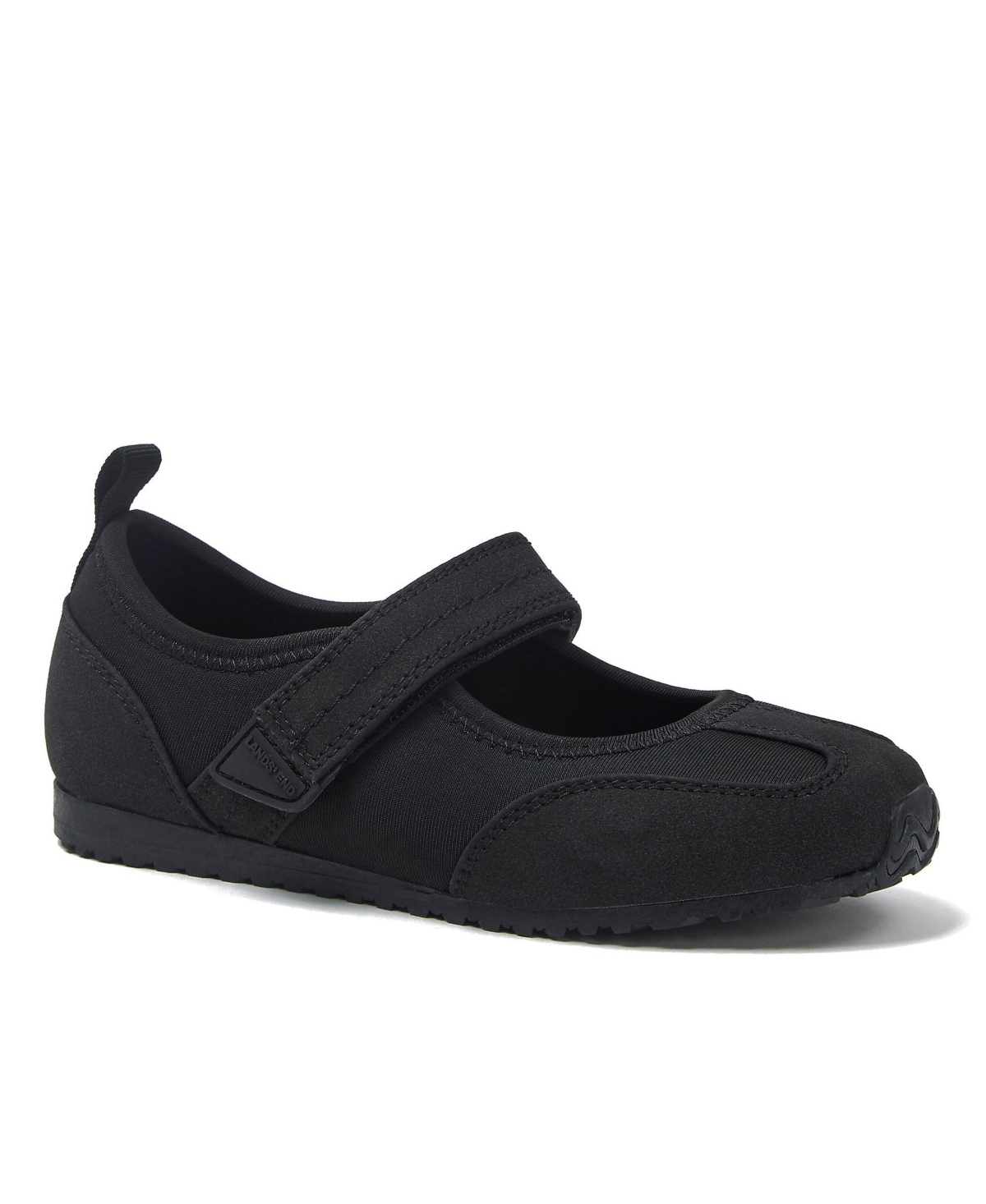 Click here for Lands End Girls Mary Jane Easy On Sneakers - Black prices