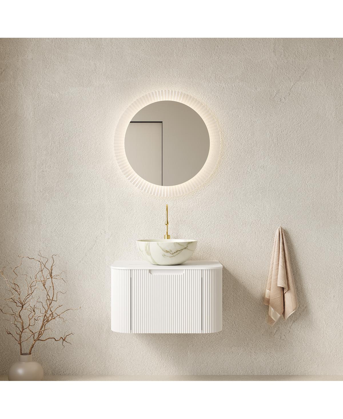 Click here for Sillysis Wall Mounted Bathroom Vanity  Matte Bowl... prices