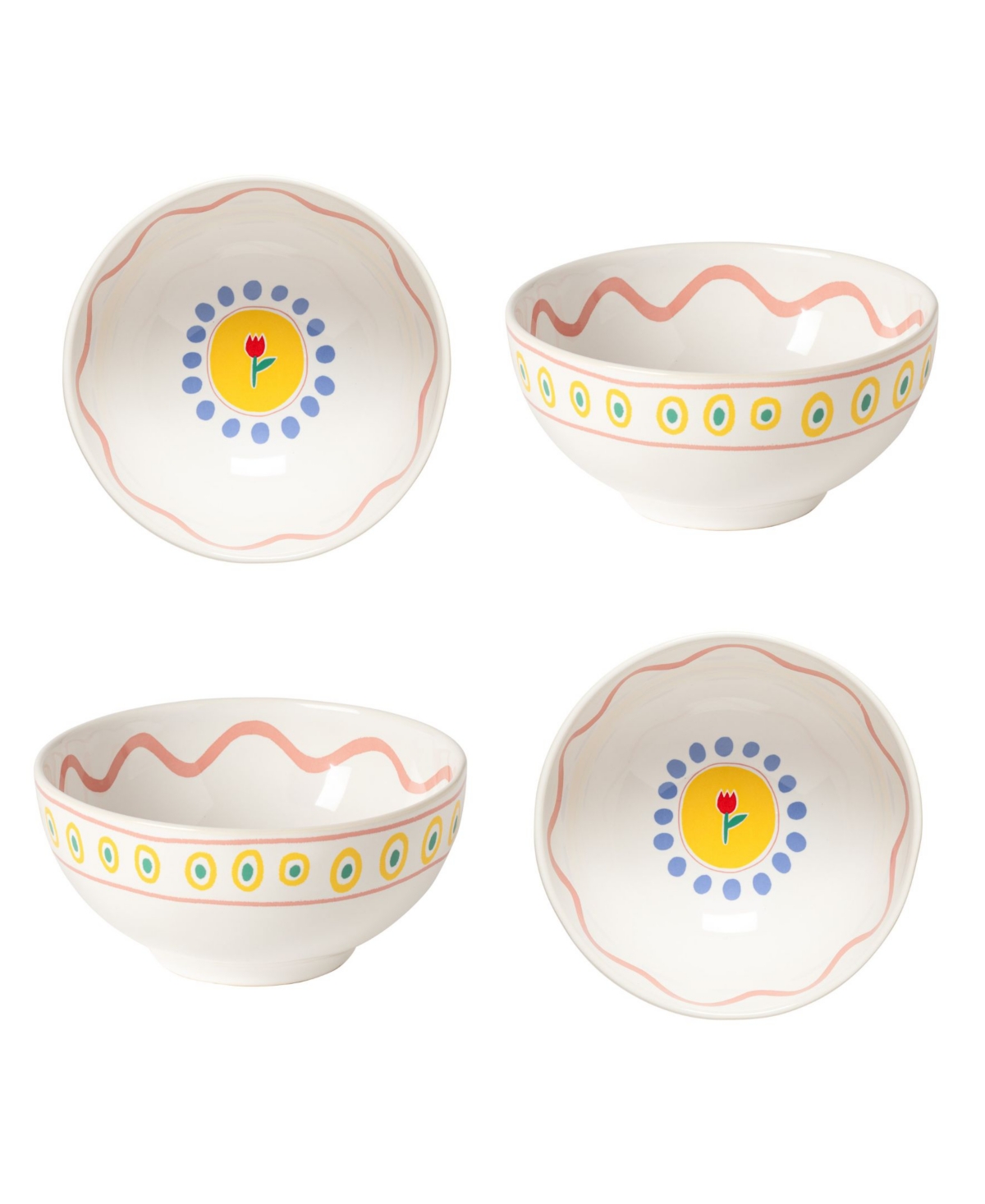 Click here for Costa Nova Summer Bliss Pasta Bowls  Set of 4 - Mu... prices
