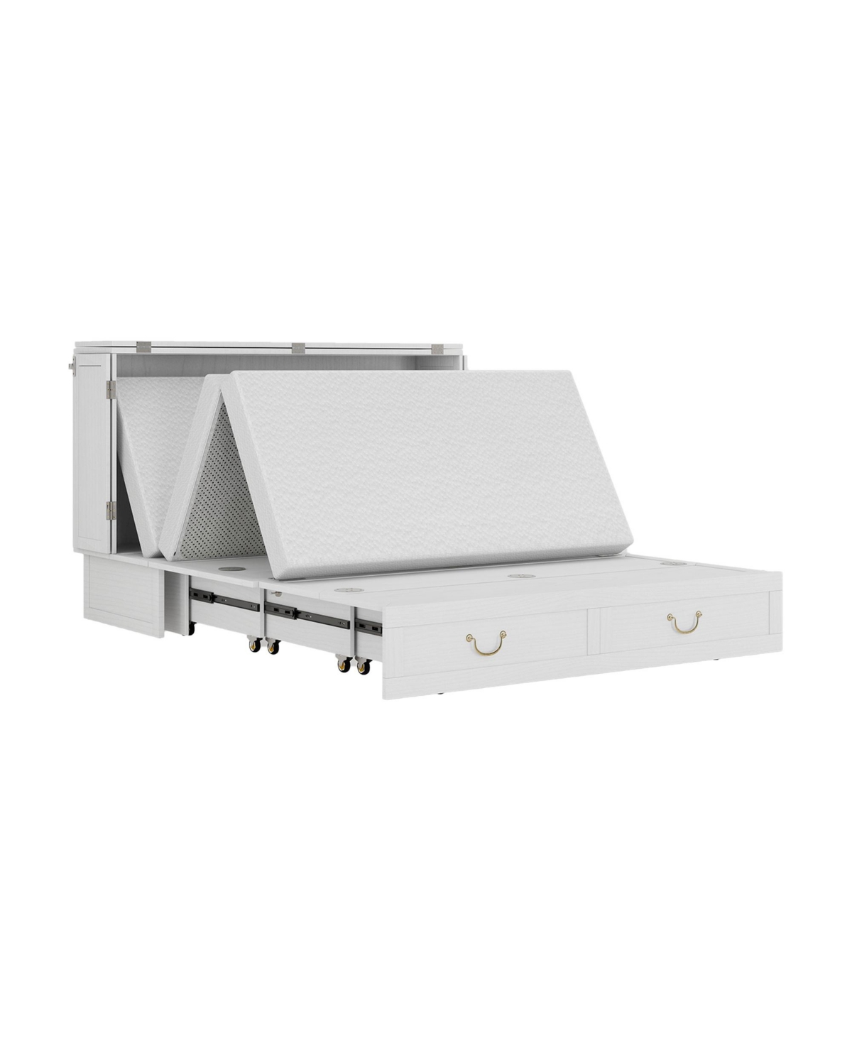 Click here for livelylodge Solid Wood Queen Murphy Bed Cabinet wi... prices