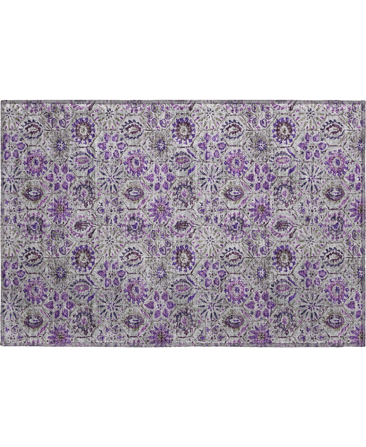 Click here for Addison Mayfield AMF1938 18x26 Area Rug - Purple prices