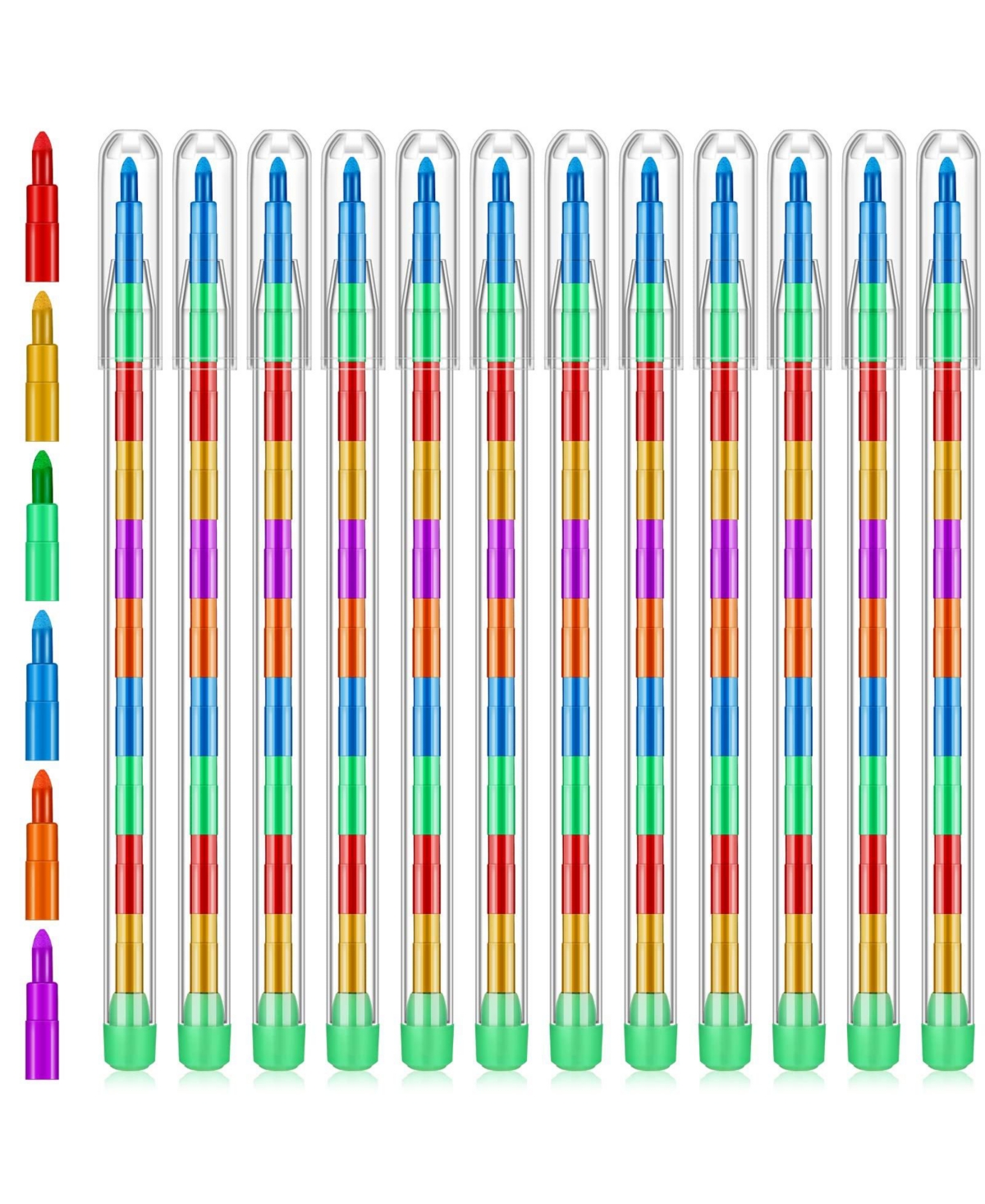 Click here for Gnuadz Stackable Crayons Rainbow Pencils Party Fav... prices