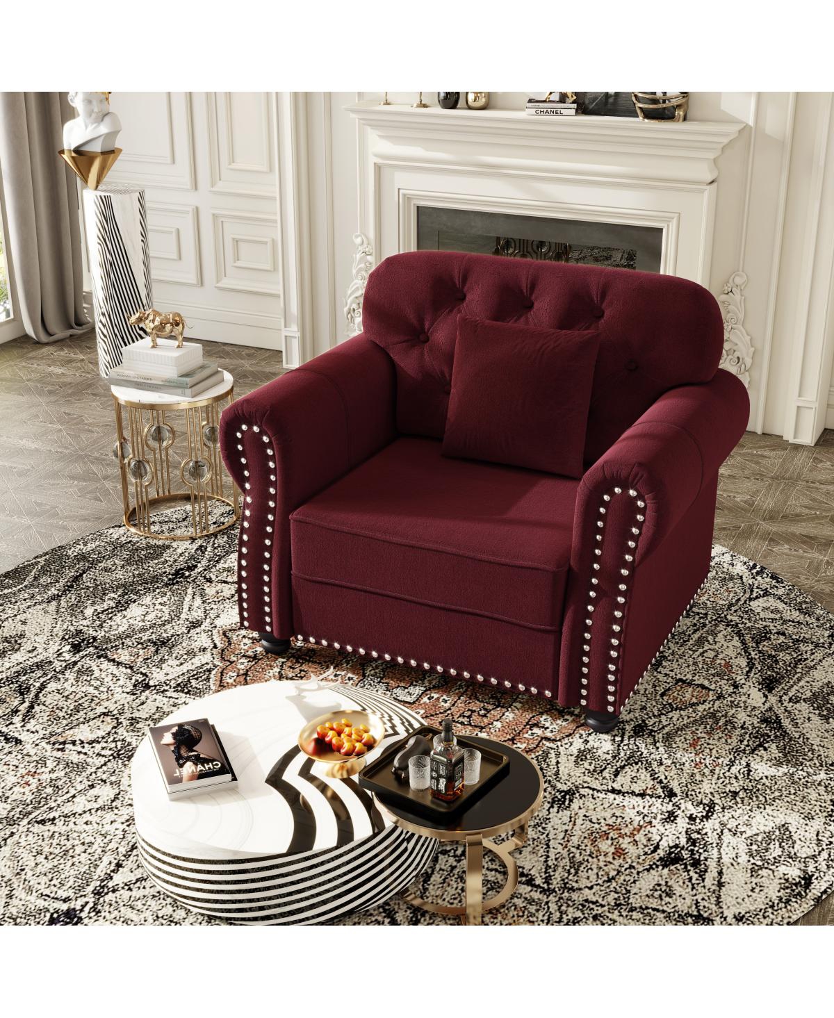 Click here for Streamdale Furniture Burgundy Velvet Chesterfield... prices