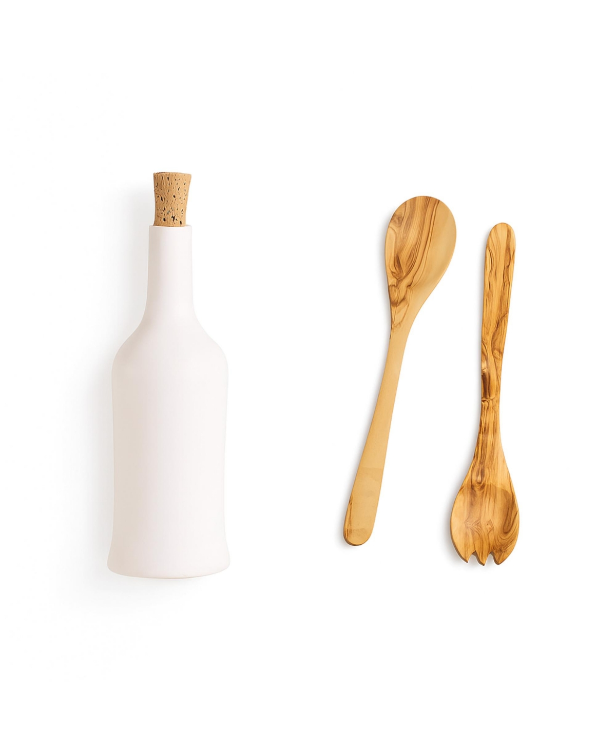 Click here for Gharyan Stoneware  Olive Essence Duo - Matte white prices