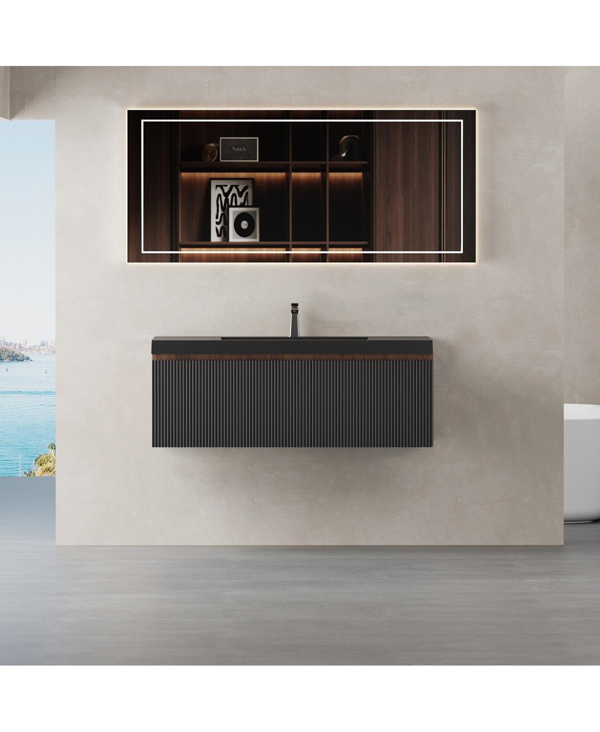 Click here for Sillysis Wall Mounted Bathroom Vanity  Quartz Sand... prices