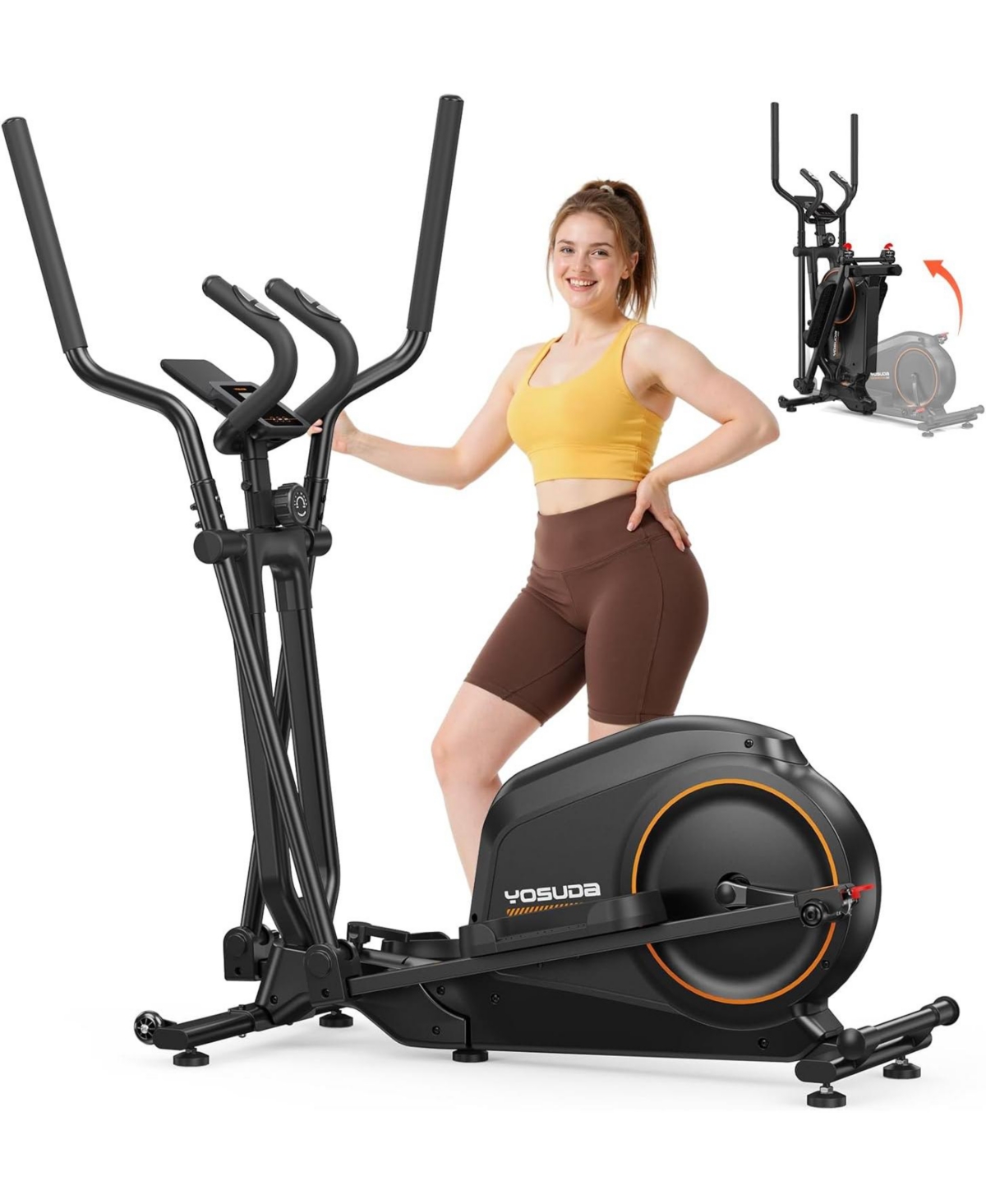 Click here for Fed Fitness Foldable Elliptical Machine for Home... prices