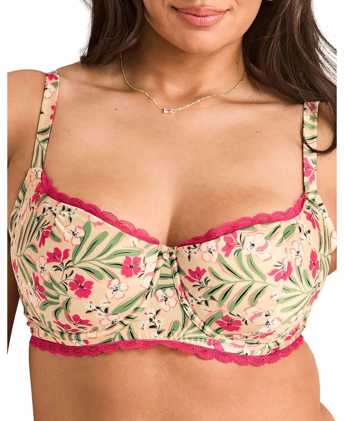 Click here for Adore Me Womens Elsie Contour Balconette Bra - Tro... prices