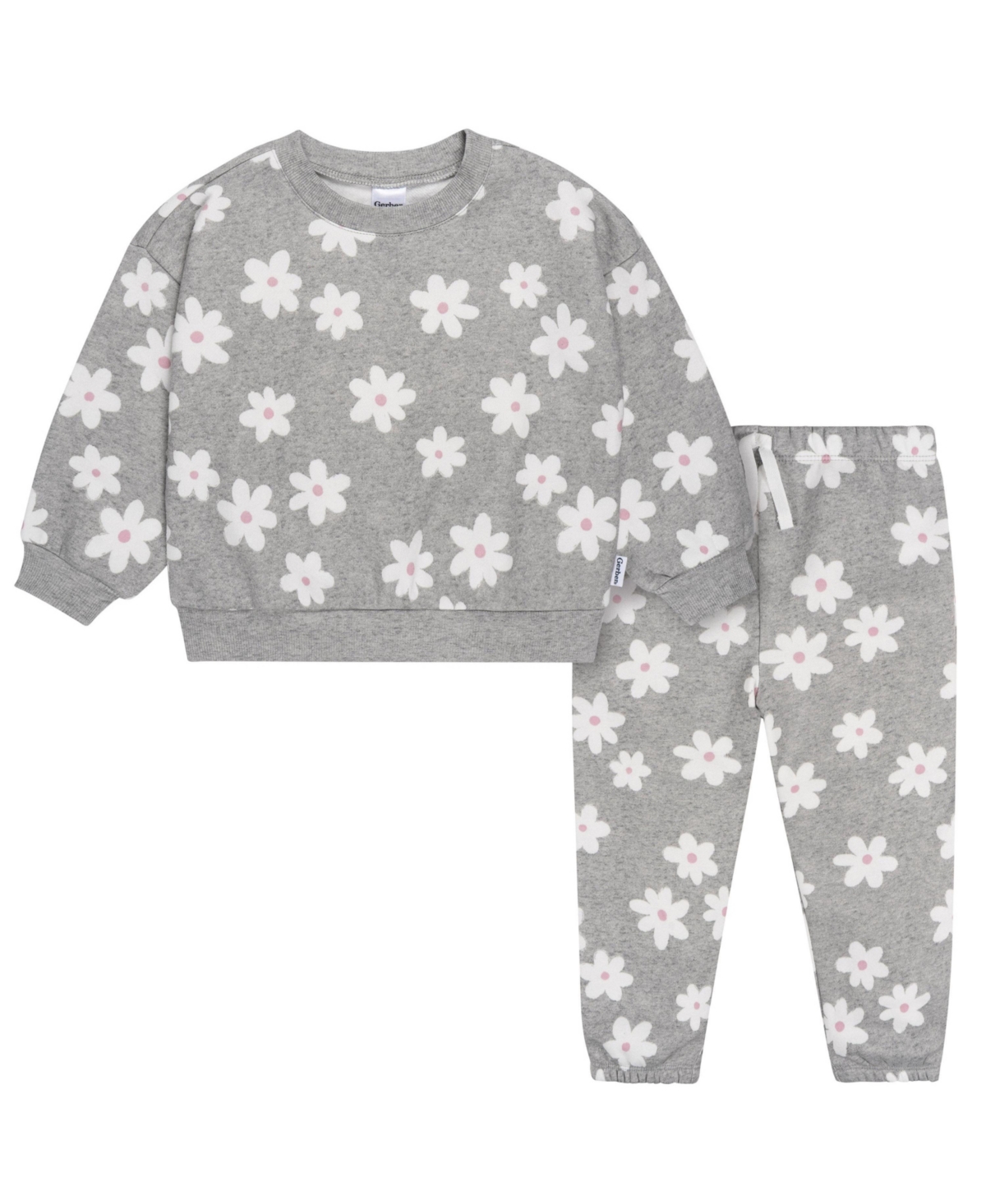 Click here for Gerber Toddler Girls 2-Piece Fleece Outfit Set - B... prices