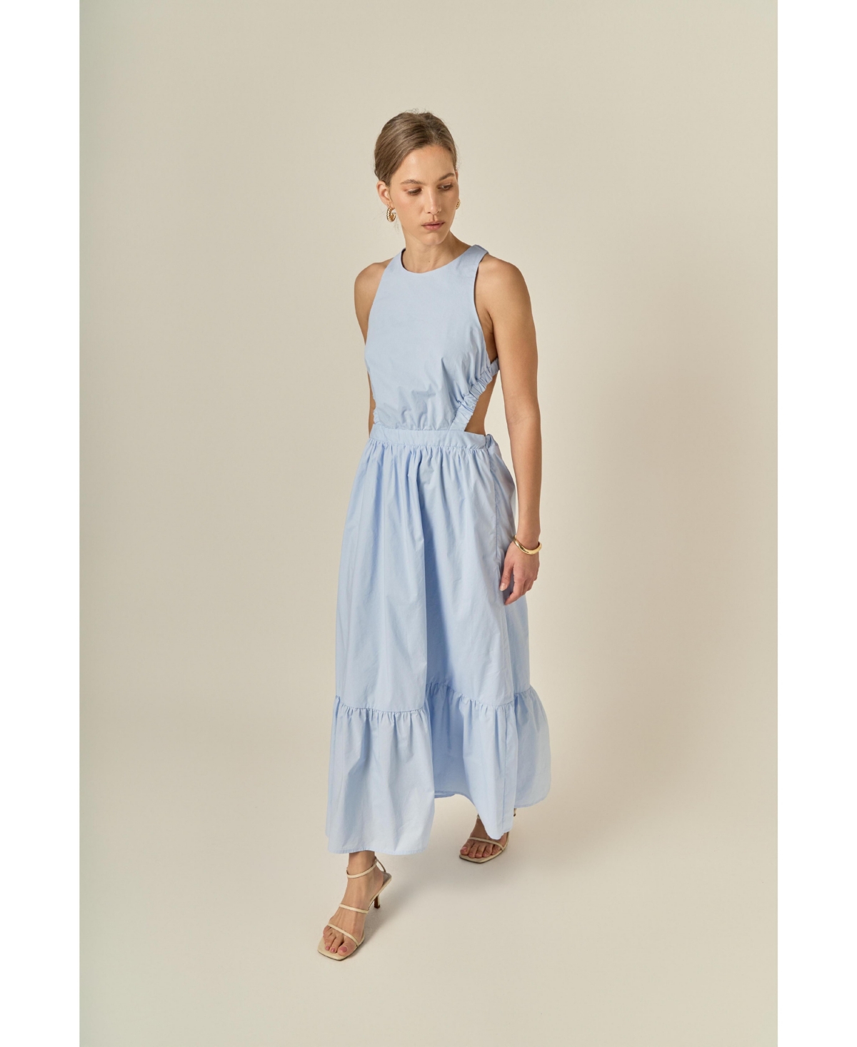 Click here for English Factory Womens Elastic Detail Sleeveless D... prices