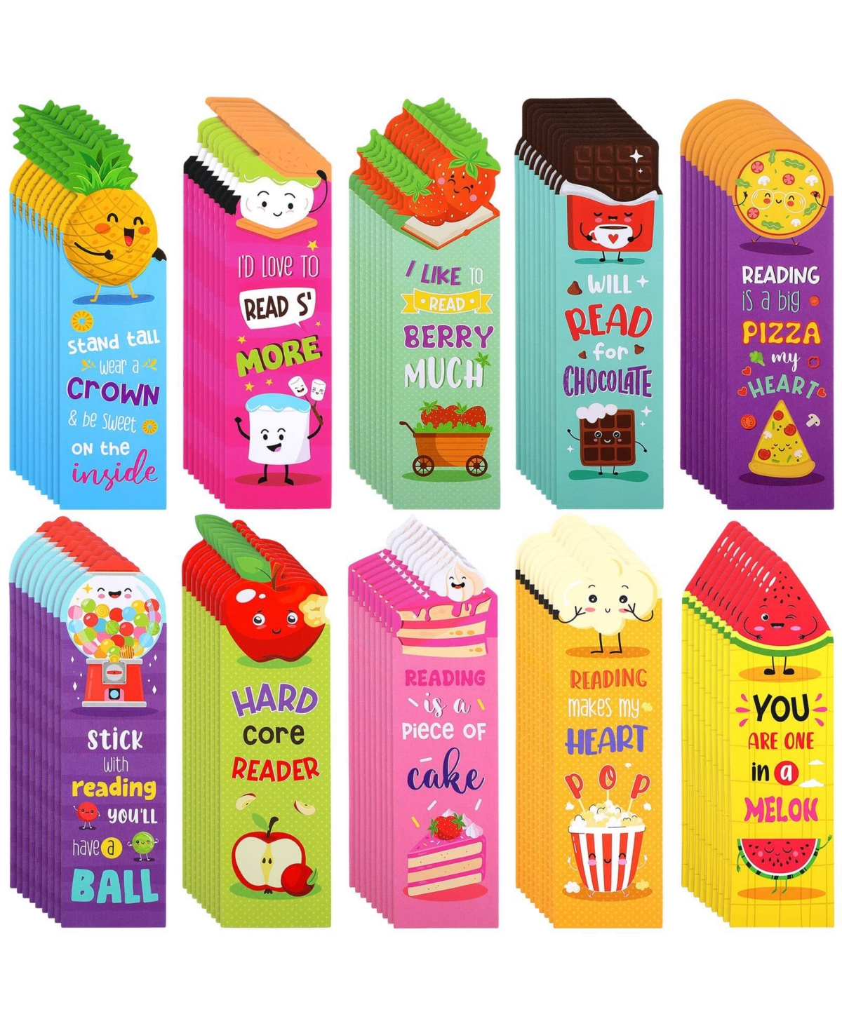 Click here for Gnuadz Scratch Sniff Scented Bookmarks Fruit Food... prices