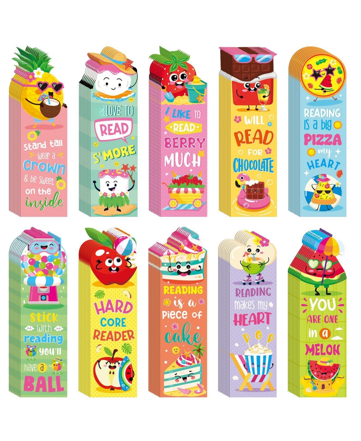 Click here for Gnuadz Scratch Sniff Scented Bookmarks Fruit Food... prices