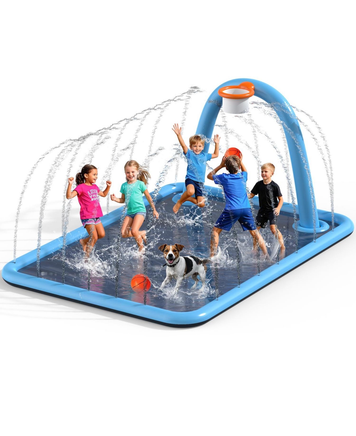 Click here for Gnuadz Splash Pad Sprinkler Basketball Hoop Non-sl... prices