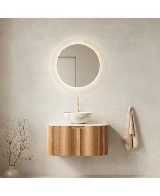 Click here for Sillysis Wall Mounted Bathroom Vanity With Sintere... prices