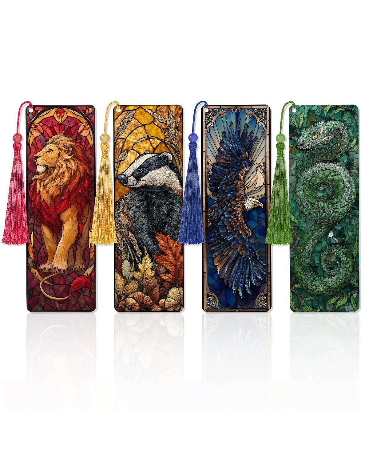 Click here for Gnuadz Stained Glass Dragon Pvc Bookmarks with Tas... prices