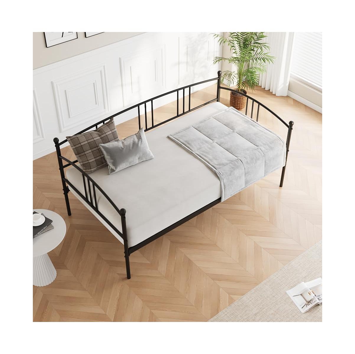 Click here for homfan Twin Metal Daybed Frame with Steel Slat Sup... prices