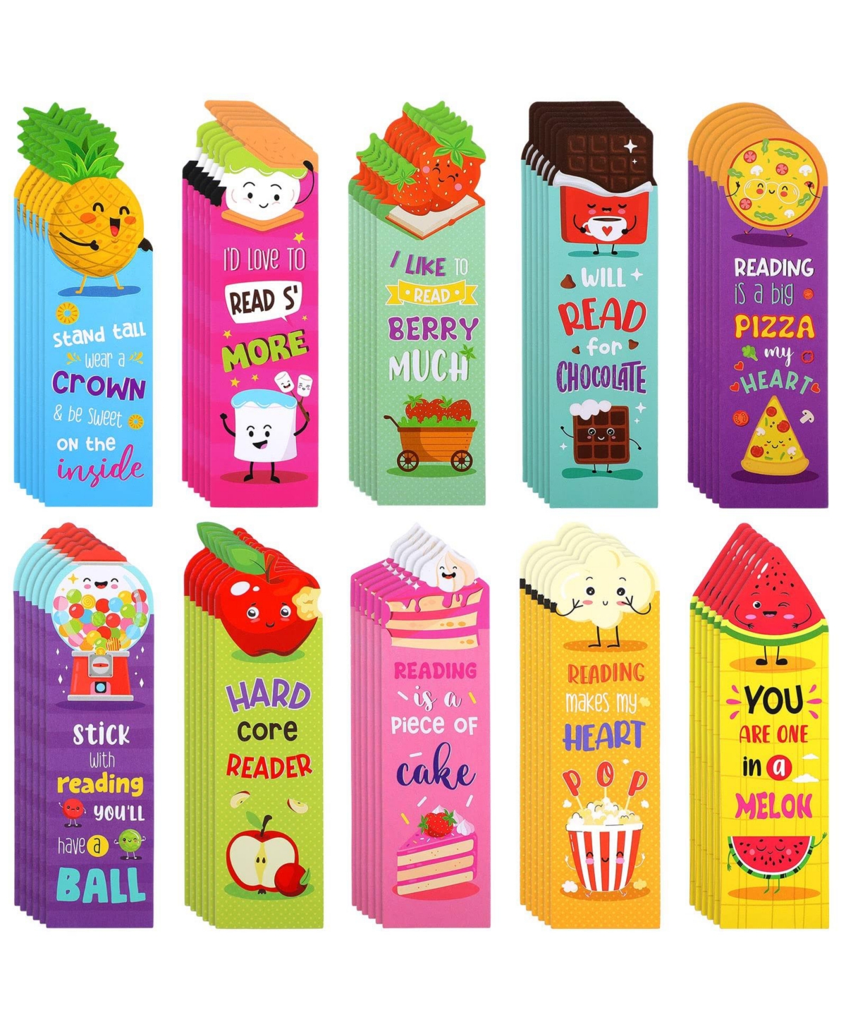 Click here for Gnuadz Scratch Sniff Scented Bookmarks Fruit Food... prices
