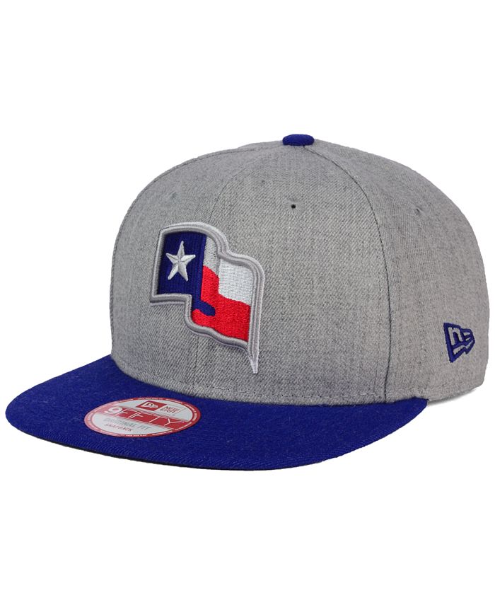 New Era Texas Rangers Heather 2Tone Snapback Cap - Macy's