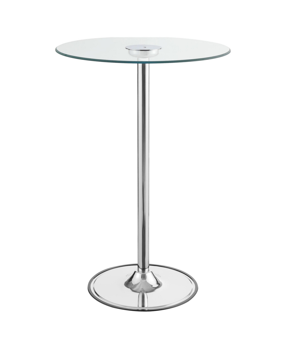 Click here for flynama Chrome Glass Top Led Bistro Bar Table with... prices
