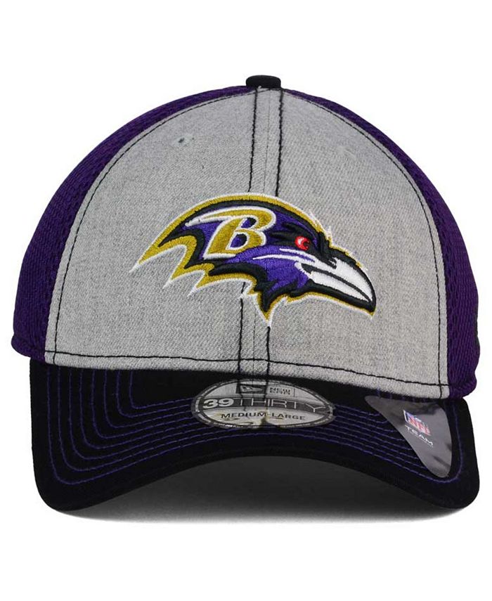 New Era Baltimore Ravens Heathered Neo 39THIRTY Cap - Macy's