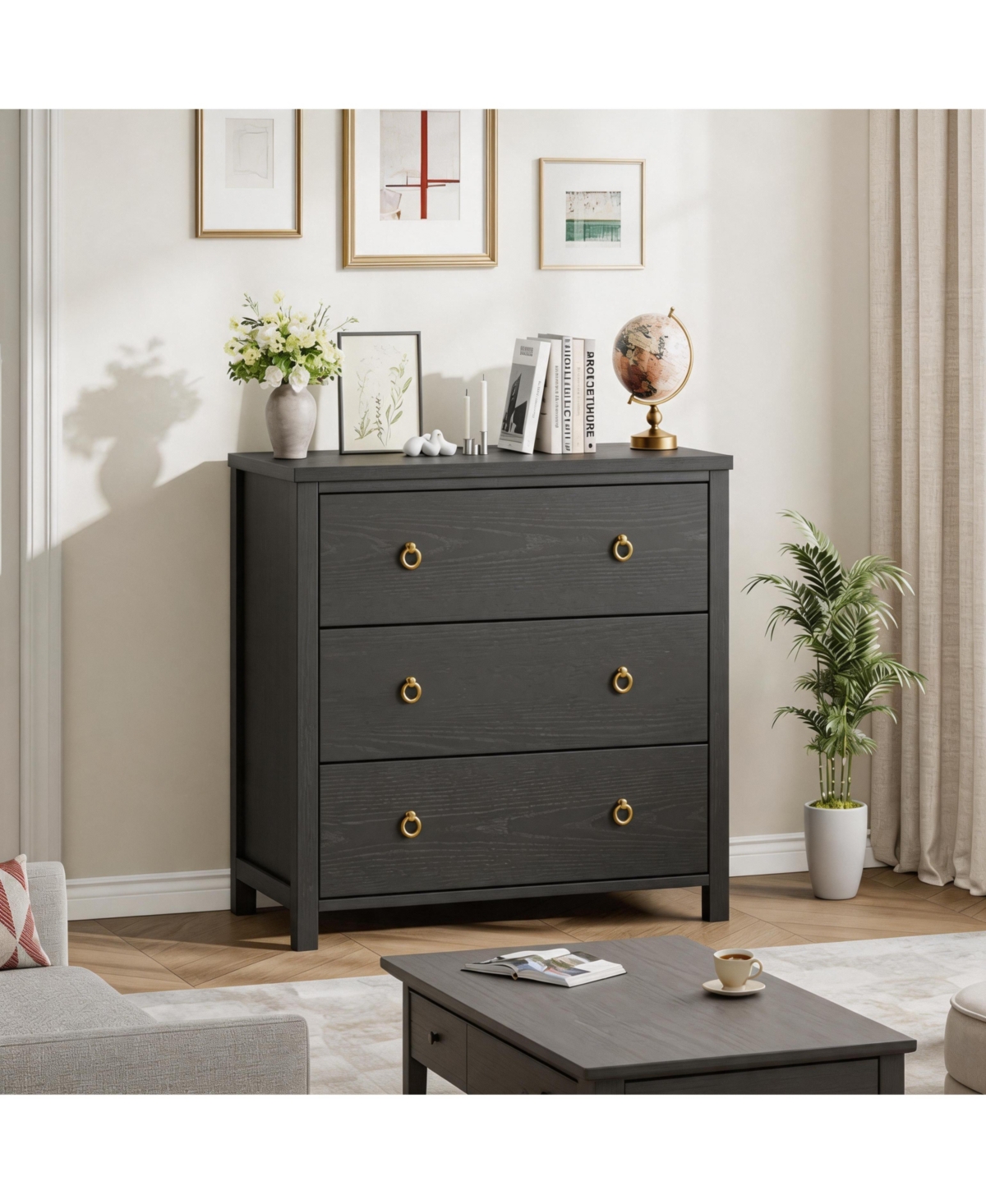 Click here for homfan 5 Drawer Dresser for Bedroom  45 Tall Dress... prices