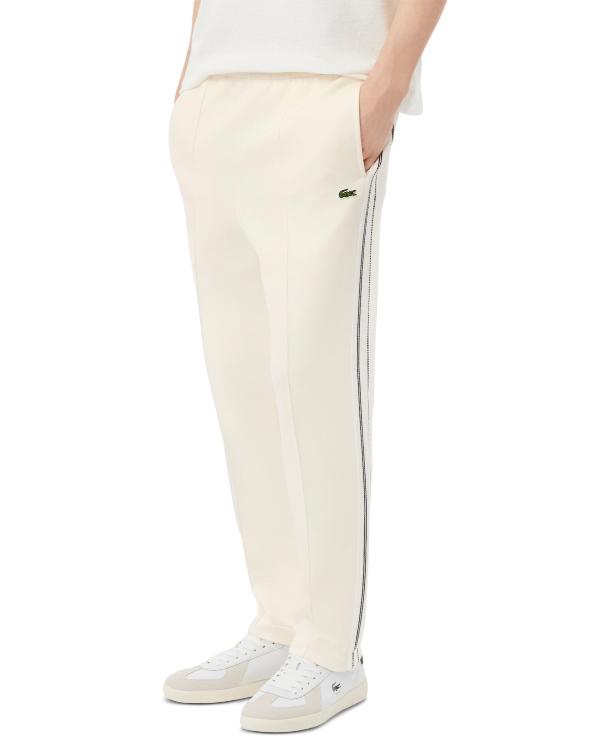 Click here for Lacoste Mens Regular-Fit Zippered Pockets Track Pa... prices