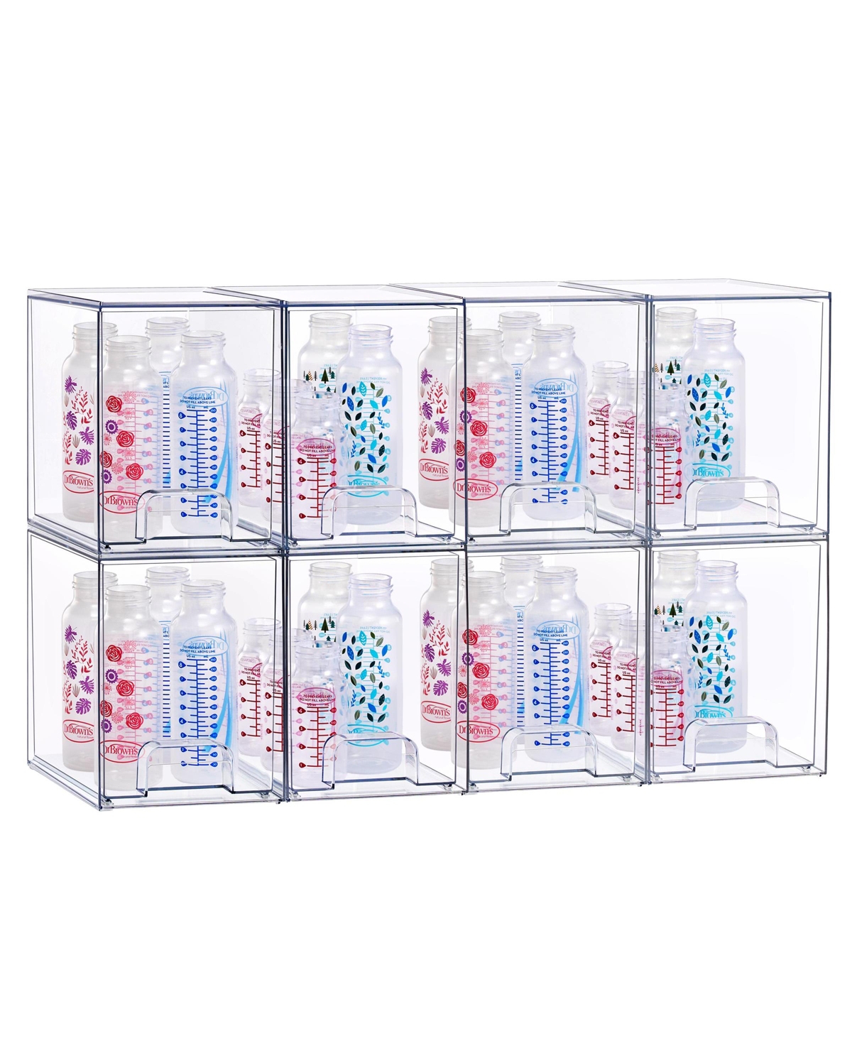 Click here for Sorbus 8 Tall Clear Stackable Pull-Out Storage Org... prices