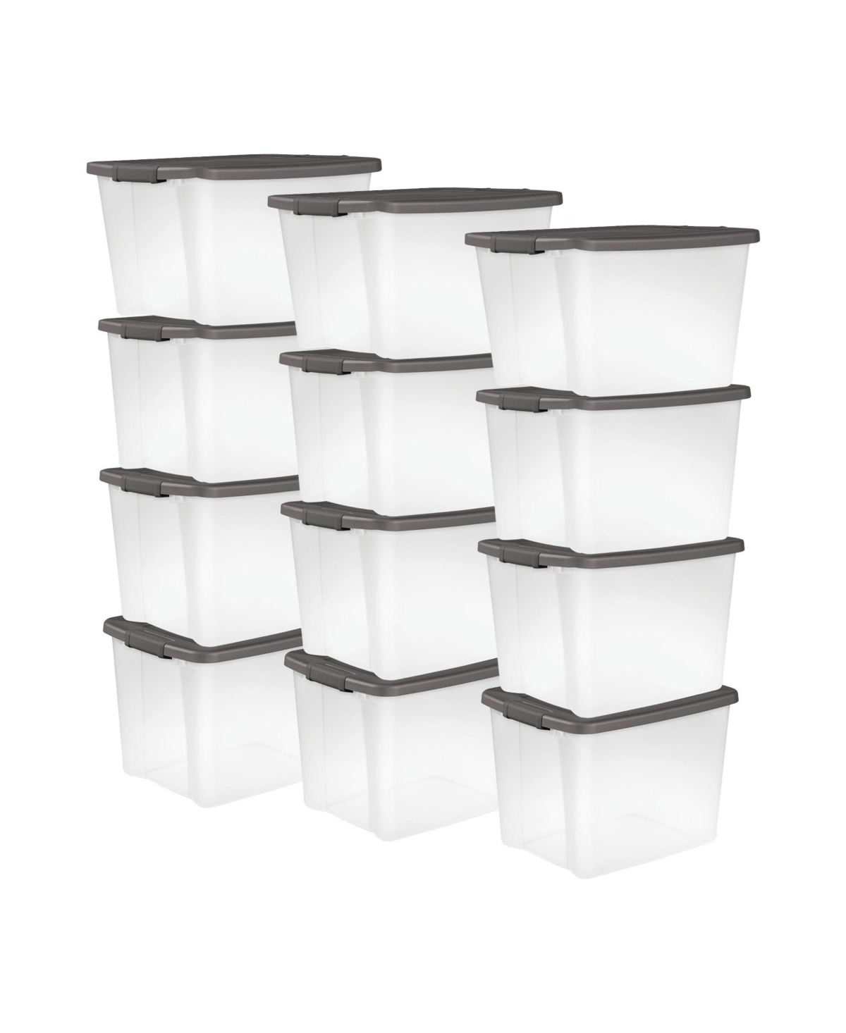 Click here for Sterilite ShelfTotes 50 Quart Clear Latched Plasti... prices