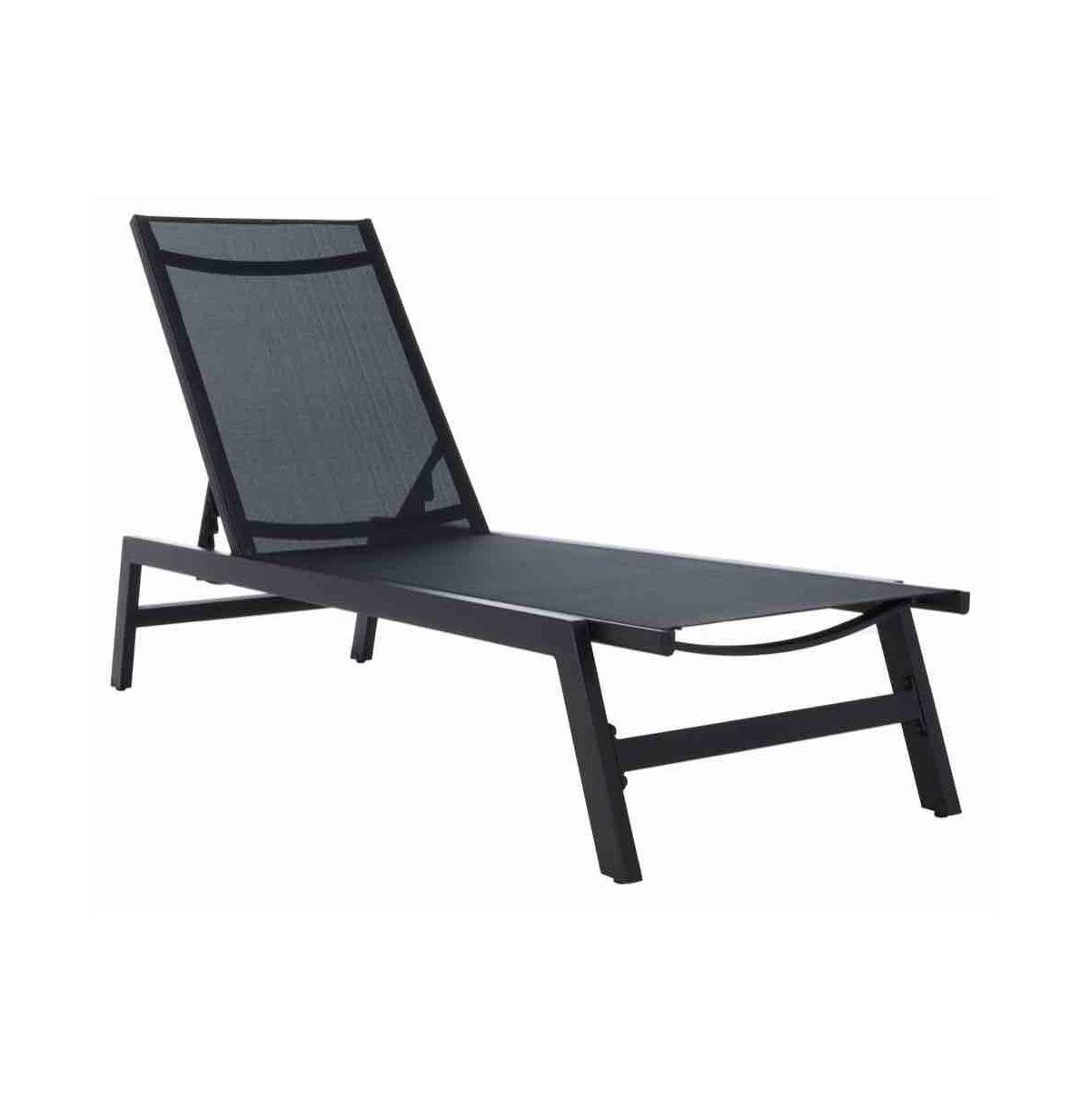 Click here for Augusta Home Fionne Sunlounger - Black prices