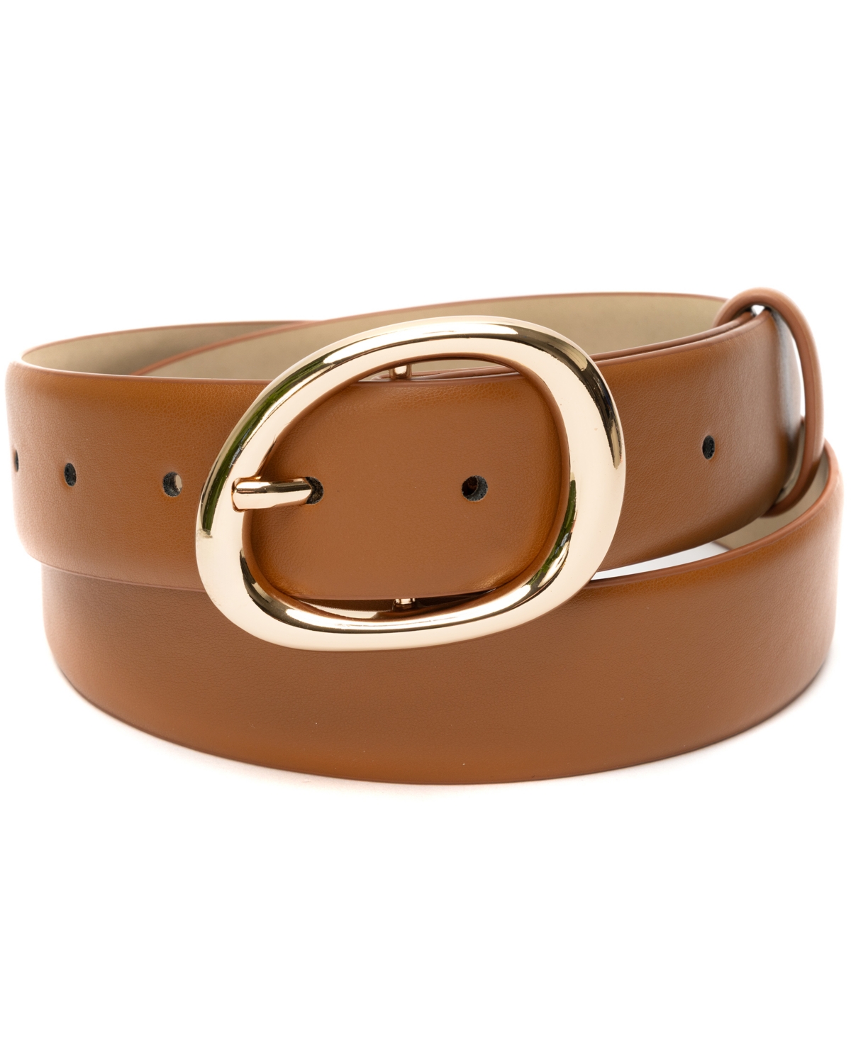 Click here for BCBGeneration Oval Buckle Core Pant Belt - Luggage prices