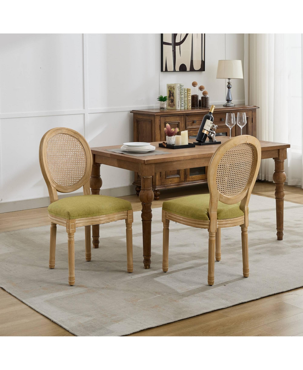 Click here for Clihome French Style Solid Wood Frame Antique Pain... prices
