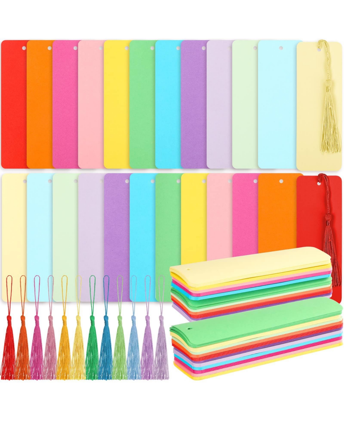 Click here for Gnuadz Paper Bookmarks Cardstock Tassels Craft Diy... prices